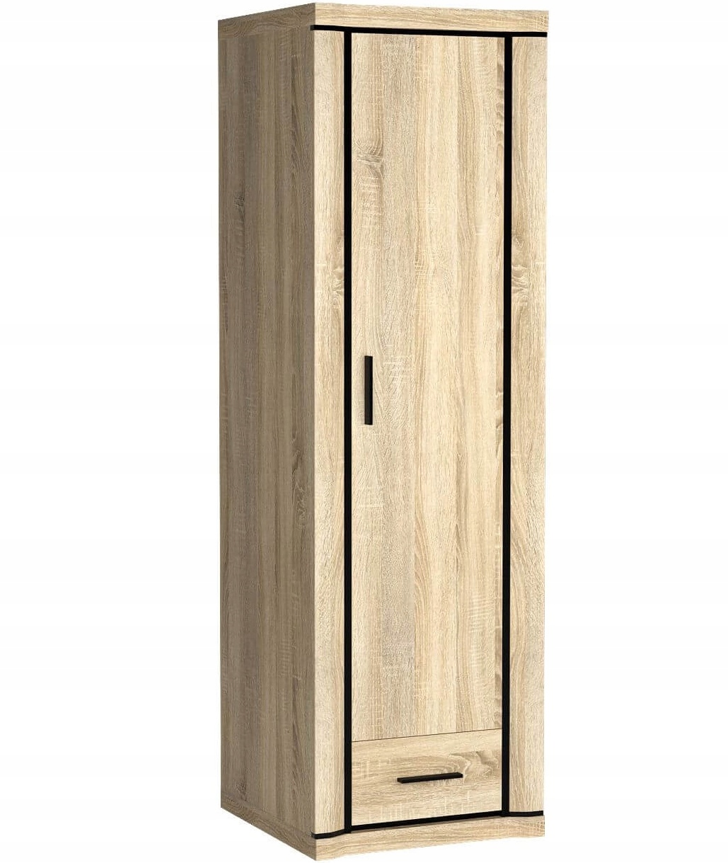 Szafa na ubrania DALLAS D-19 dąb sonoma (5905289001340) • Cena, Opinie ...