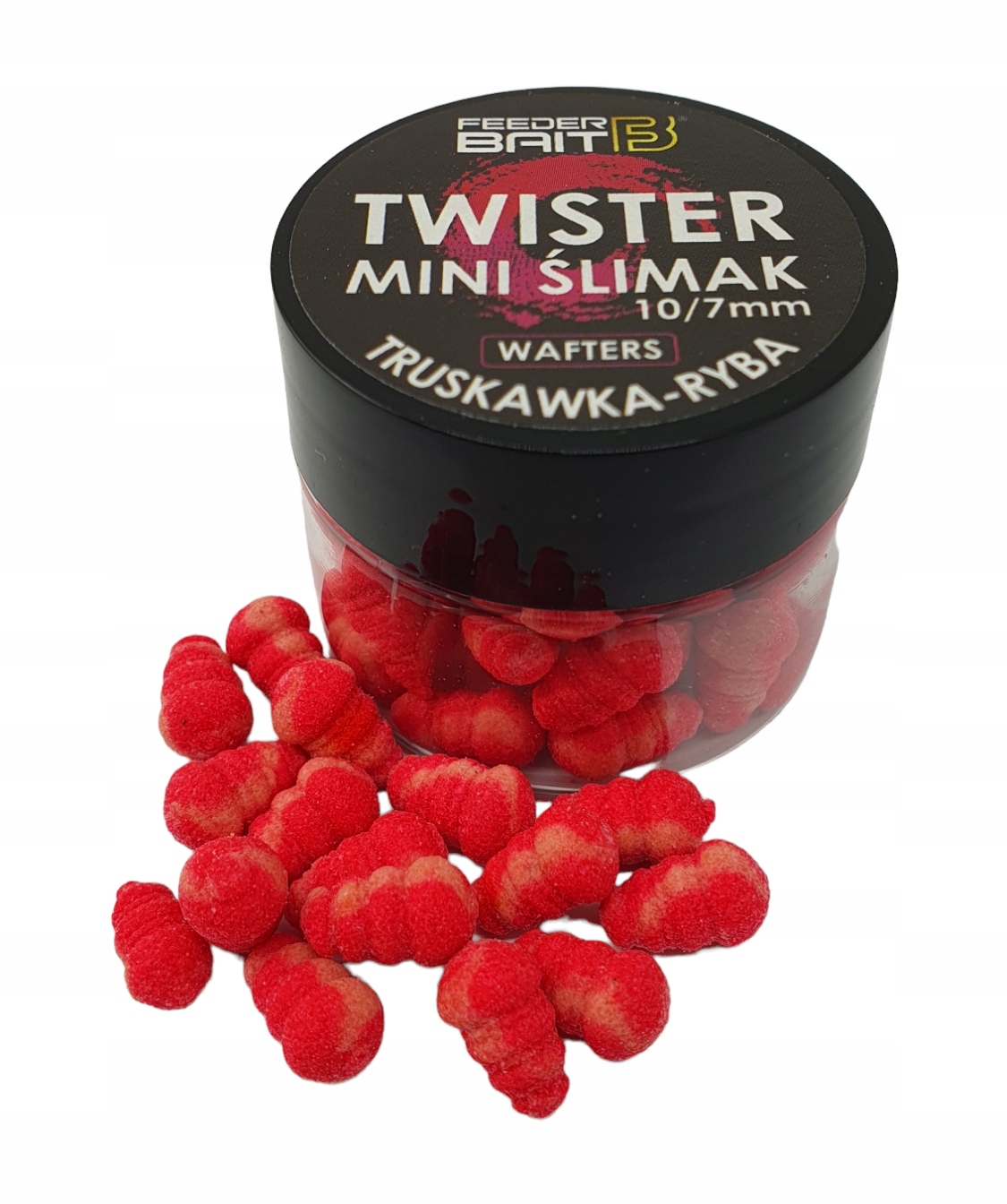 Feeder Bait Twister Mini Ślimak 10/7mm Truskawka-Ryba - FB35-7 ...