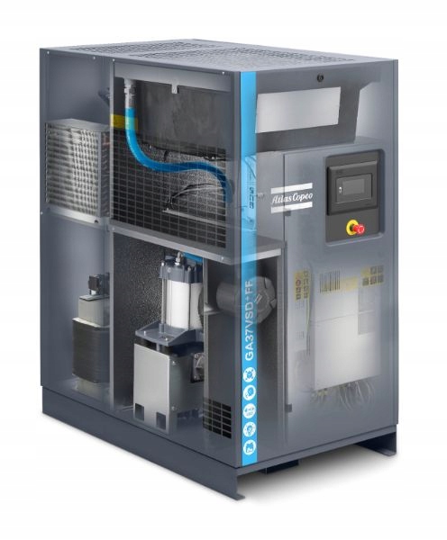 SPRĘŻARKA KOMPRESOR ATLAS COPCO GA 30 VSD s FF za 158000.00PLN z Iława ...