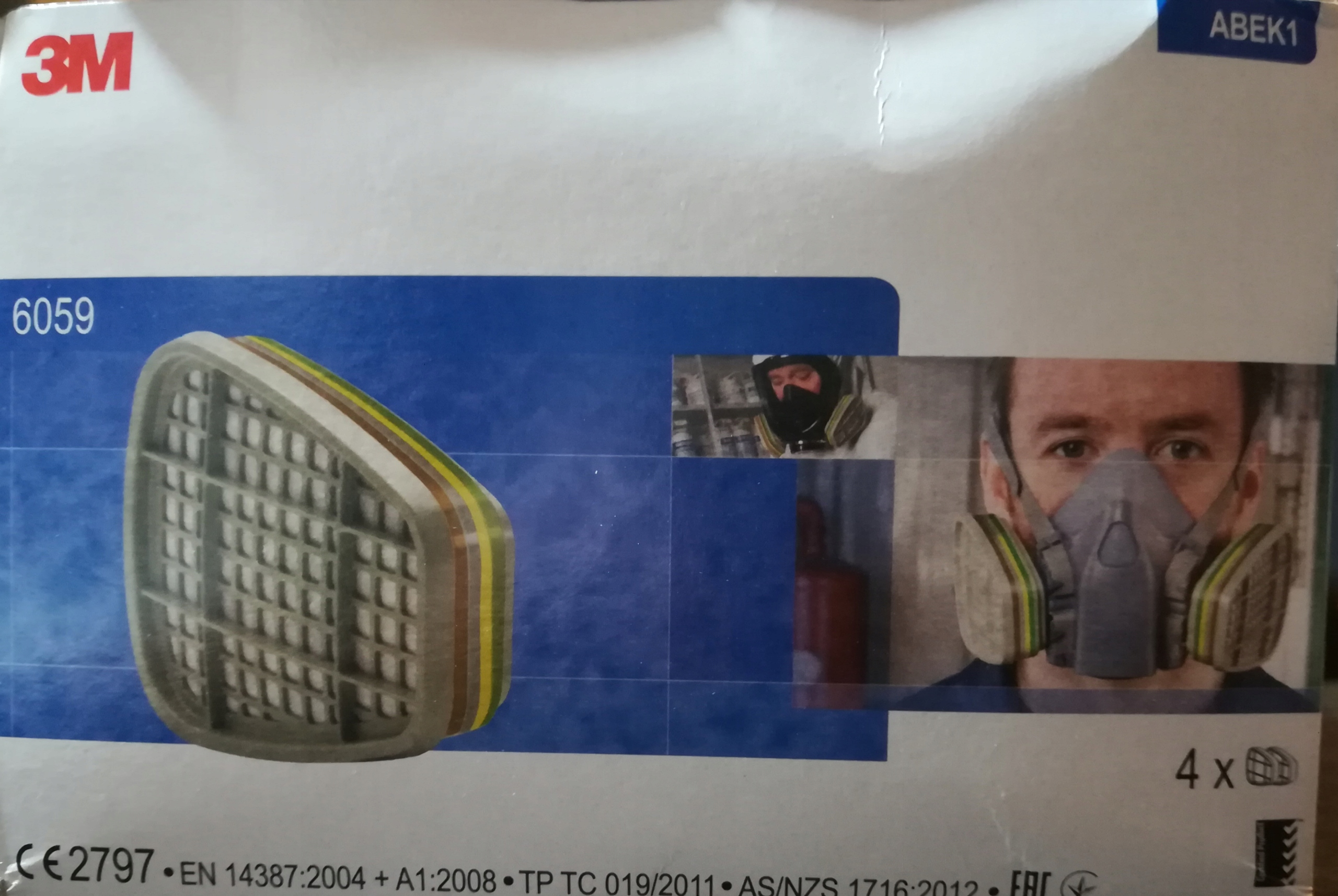 Pochłaniacz filtr 3M ABEK1 6059 1 kpl (2 szt) (6059) • Cena, Opinie ...