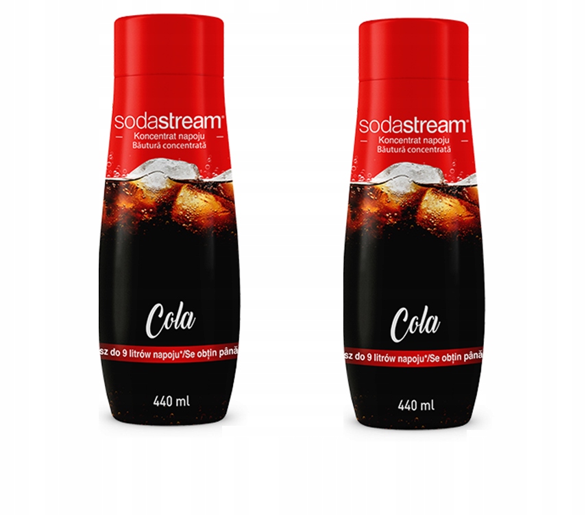 Syrop do saturatora SodaStream COLA 440 ml 2 szt 12676526878 - Allegro.pl