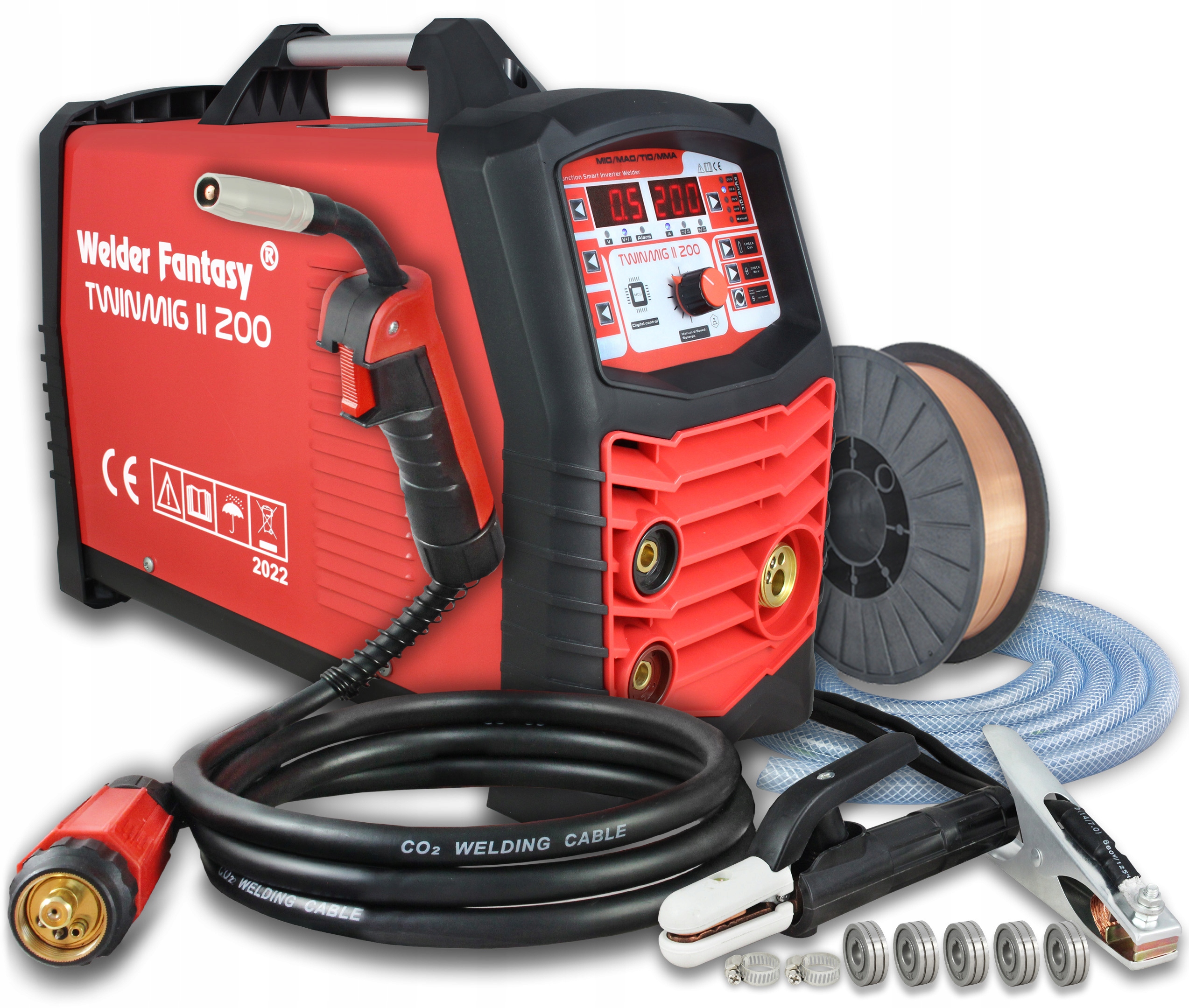 Półautomat spawalniczy MIG/MAG, MMA, TIG Welder Fantasy 25-200 A 230 V ...