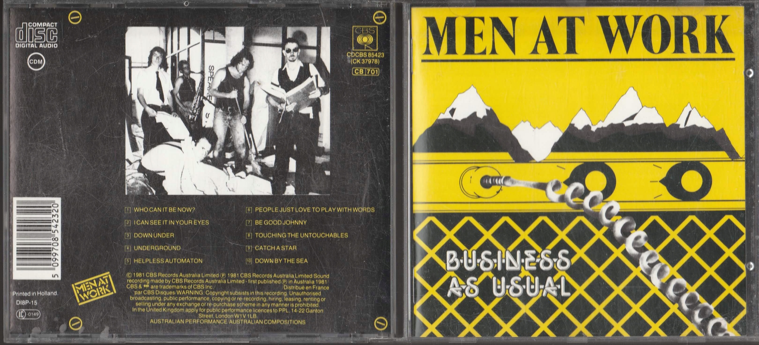 Płyta CD Men At Work - Business As Usual I Wydanie ...