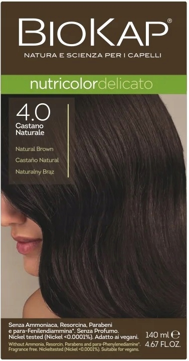 BIOKAP NUTRICOLOR DELICATO 4.0 naturalny brąz (8030243010438) • Cena ...