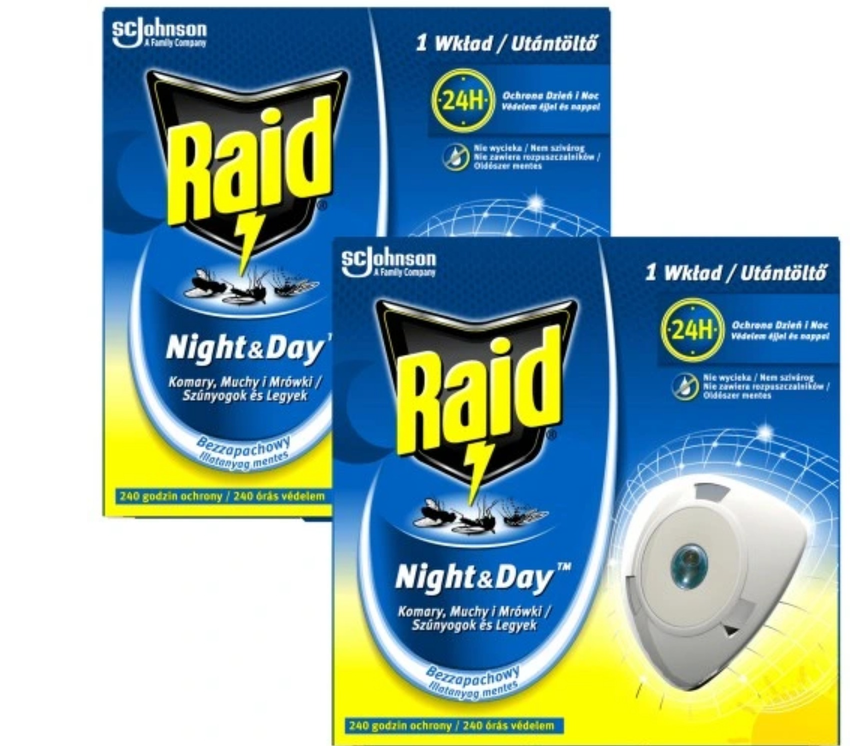 Raid Night & Day Komary muchy i mrówki Wkład (5907635901274) • Cena ... Raid Night & Day Komary muchy i mrówki Wkład (5907635901274) • Cena ...