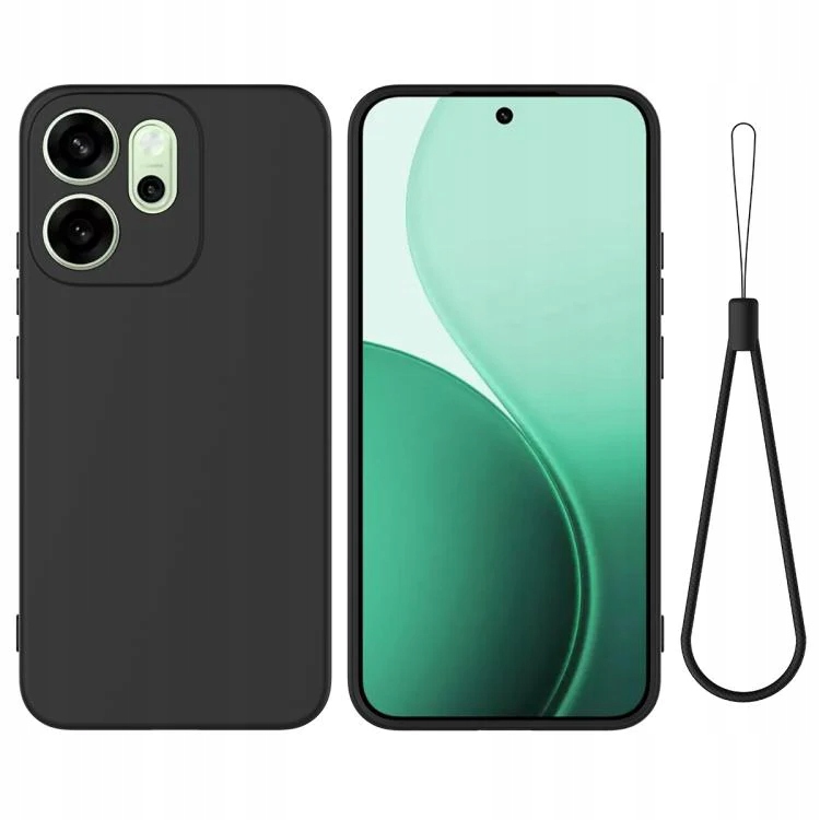Etui OPPO Reno15 Pro 5G Solid Color Silicone Case(Black) - Sklep ...