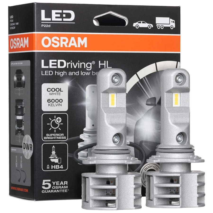 Żarówki LED OSRAM LEDriving HL Gen2 HB4 12/24V 14W 4052899605145 za 540.00PLN z Katowice ...