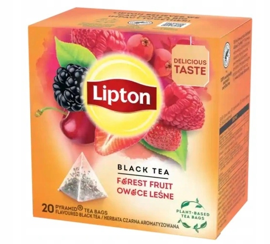 Lipton Forest Fruit Tea 20 piramidek – herbata owoce leśne (stara szata ...
