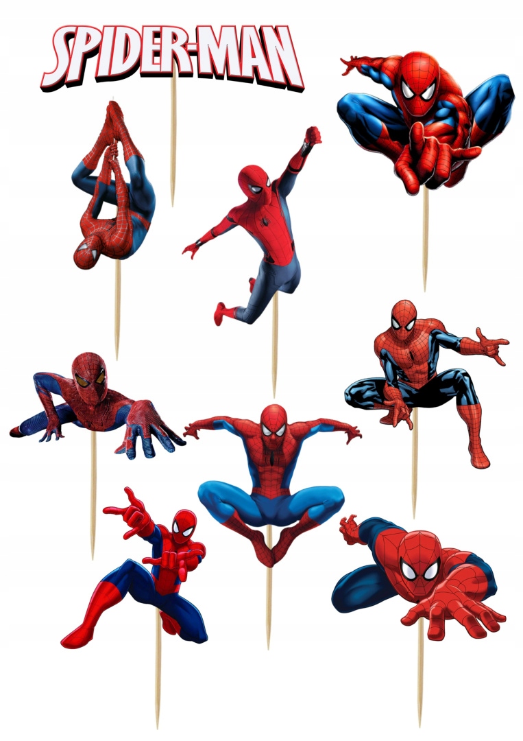Zestaw Topper Papierowy na TORT SPIDERMAN 9 SZT. 13857440084 - Allegro.pl Zestaw Topper Papierowy na TORT SPIDERMAN 9 SZT. 13857440084 - Allegro.pl