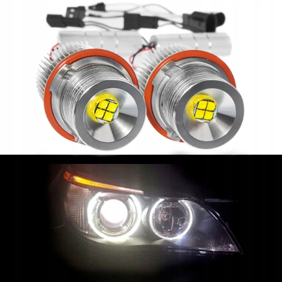 BMW E39 E53 E60 E65 E87 X3 X5 RINGI MARKER LED 64W 5904689681022 za 165.99PLN z Kraków - Allegro ...