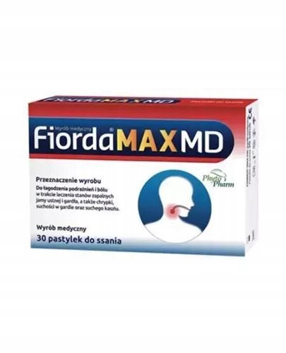 Fiorda Max MD - 30 past. Pastylki do ssania (5903473012134) • Cena ...
