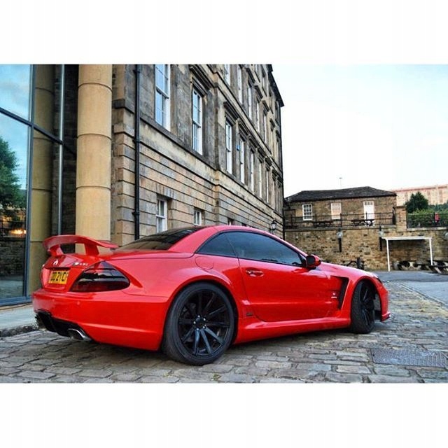 MERCEDES SL R230 Body KIT Black + Series спойлер купить в Украине на ...