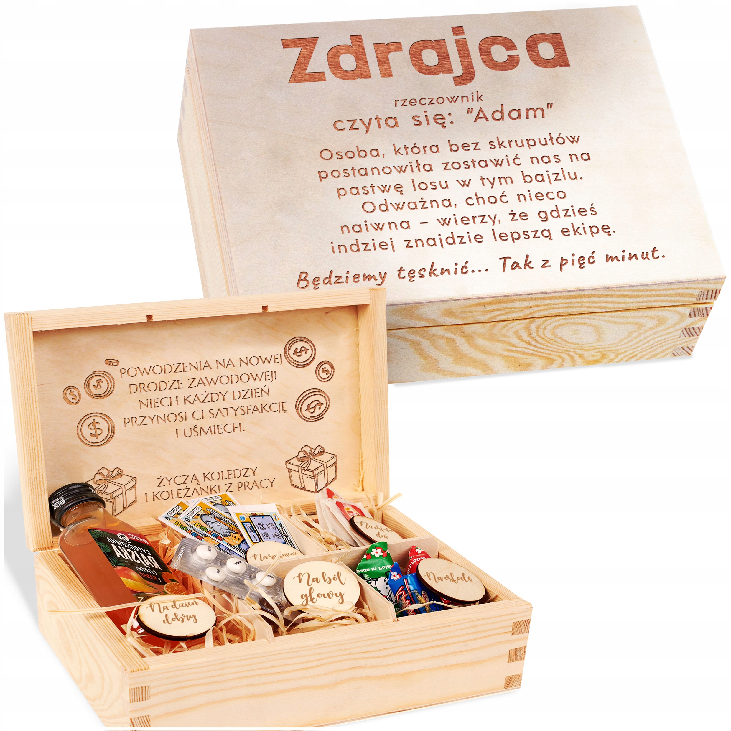 NIEZBĘDNIK PREZENT ŻYCZENIA NA POŻEGNANIE KOLEGI KOLEŻANKI ODEJŚCIE Z PRACY (5906412138285 ...