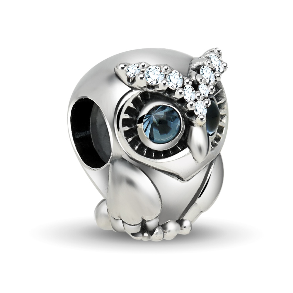 Charms Pandora - Błyszcząca sowa 798397NBCB - porównaj ceny - Allegro.pl