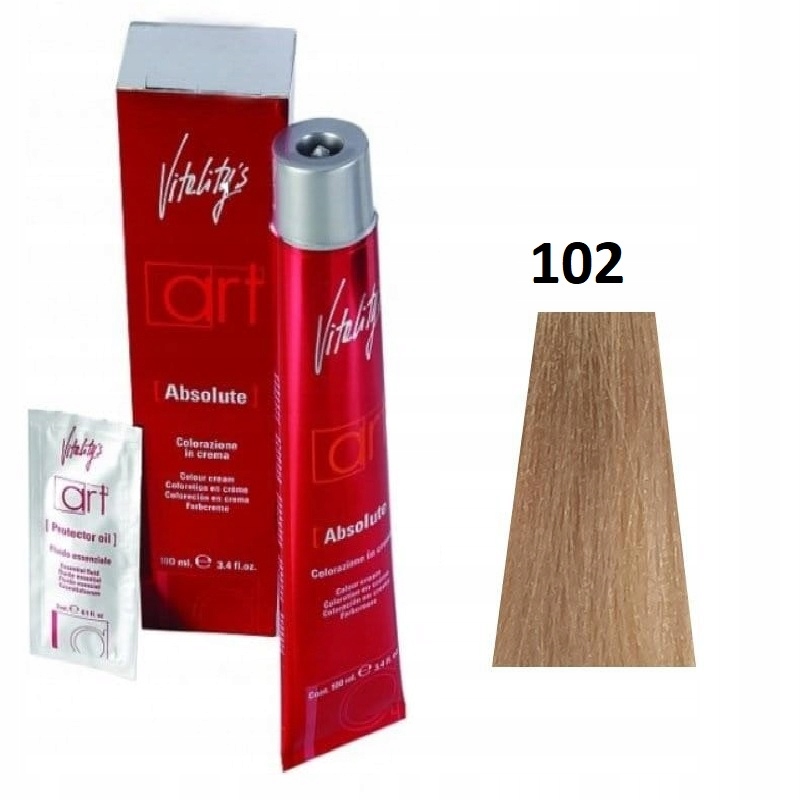 Profesjonalna farba do włosów Vitalitys 102 (8012603007722) • Cena ...