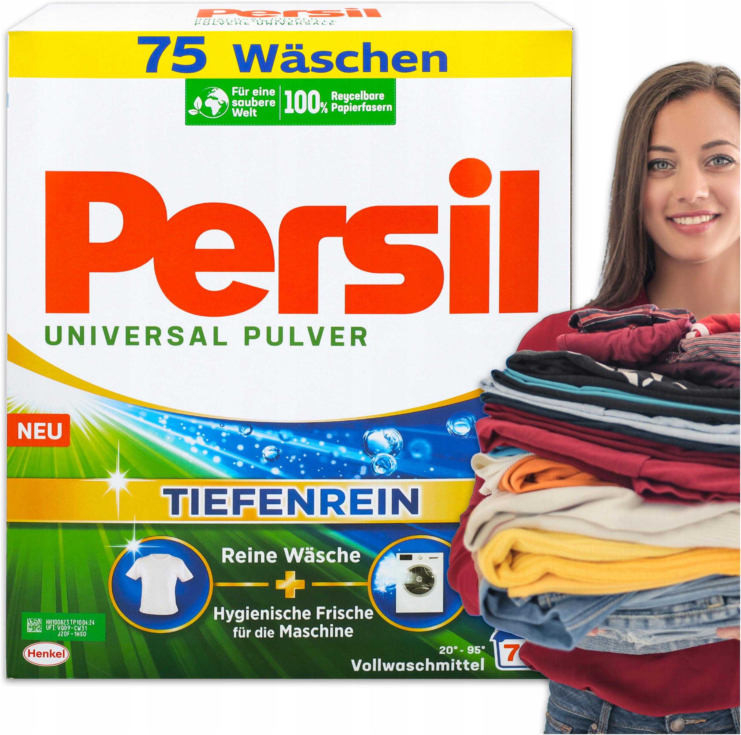 PROSZEK DO PRANIA UNIWERSALNY PERSIL TIEFENREIN 75 PRAŃ 4,5 KG Z ...
