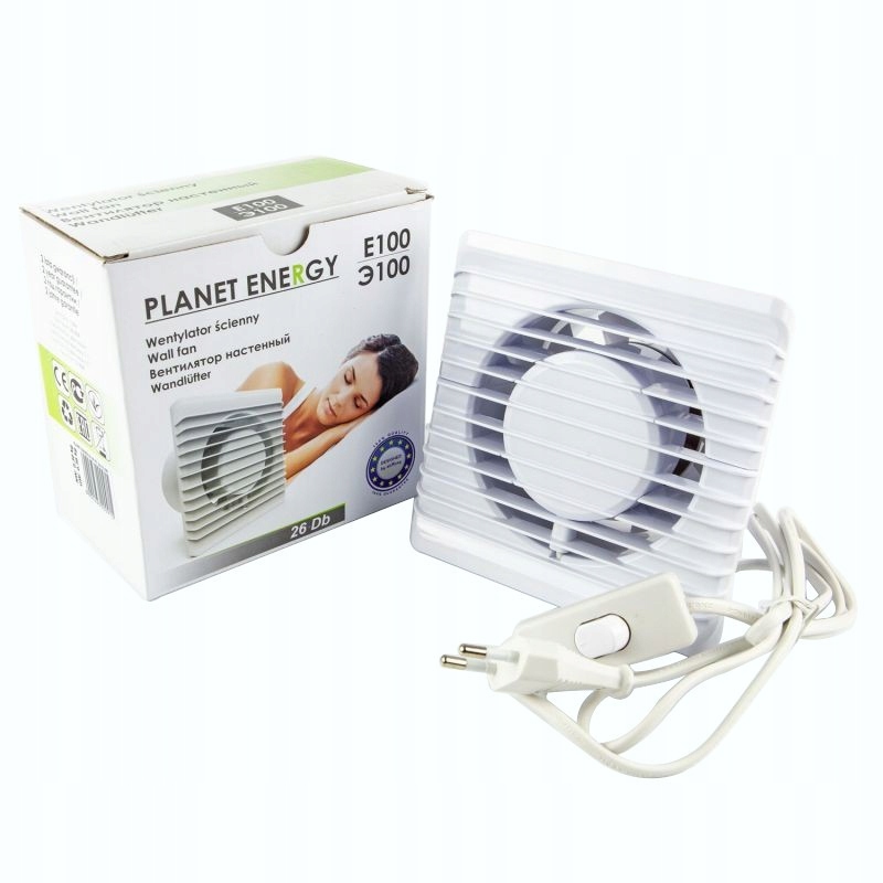 Wentylator łazienkowy airRoxy 01-090 100 mm (0889997505114) • Cena, Opinie • Wentylatory ...