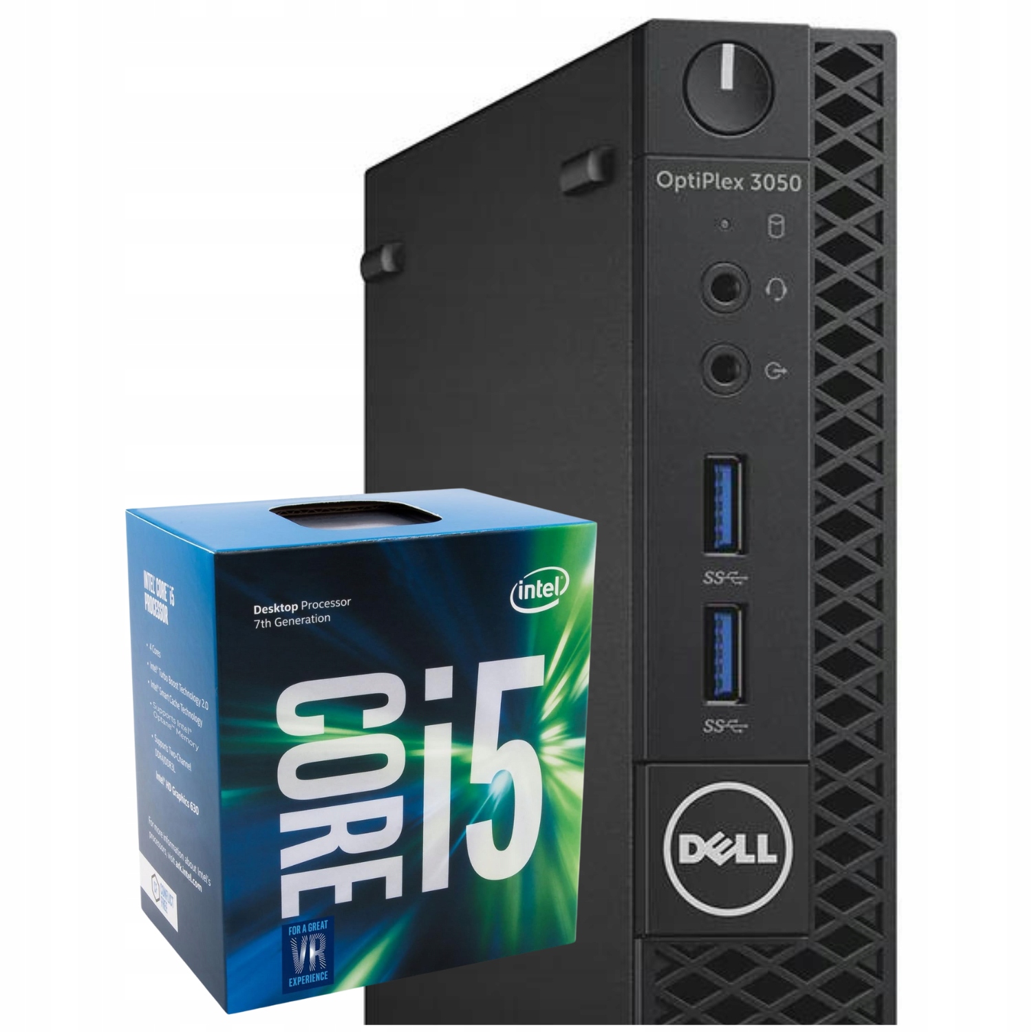 Komputer PC Dell Optiplex 3050 Micro I5-6500T 1TB SSD/16 Win10 do domu ...