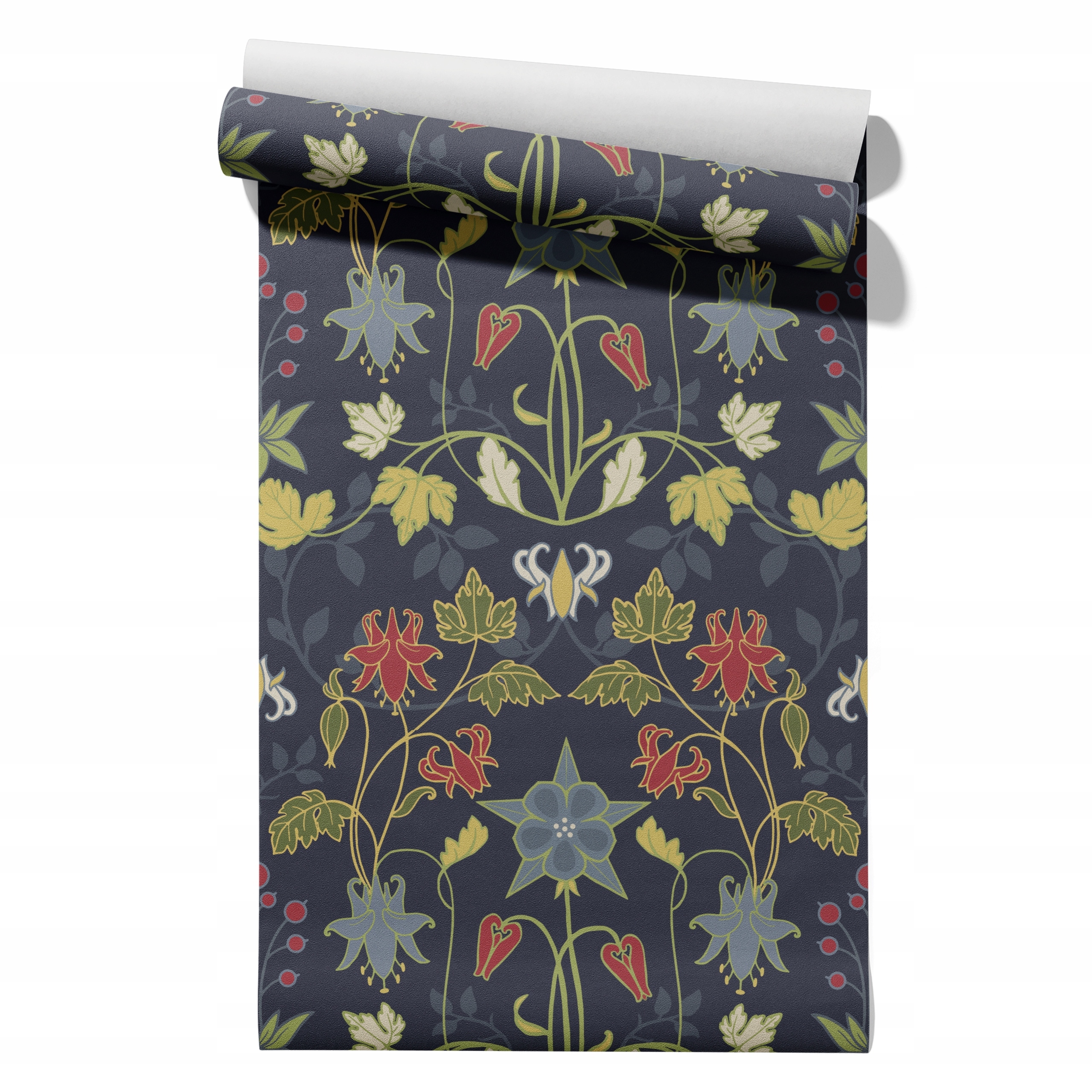 Vliesová tapeta Popínavé kvety V noci tapeta v rolke 50cm x 6,1mb - Allegro