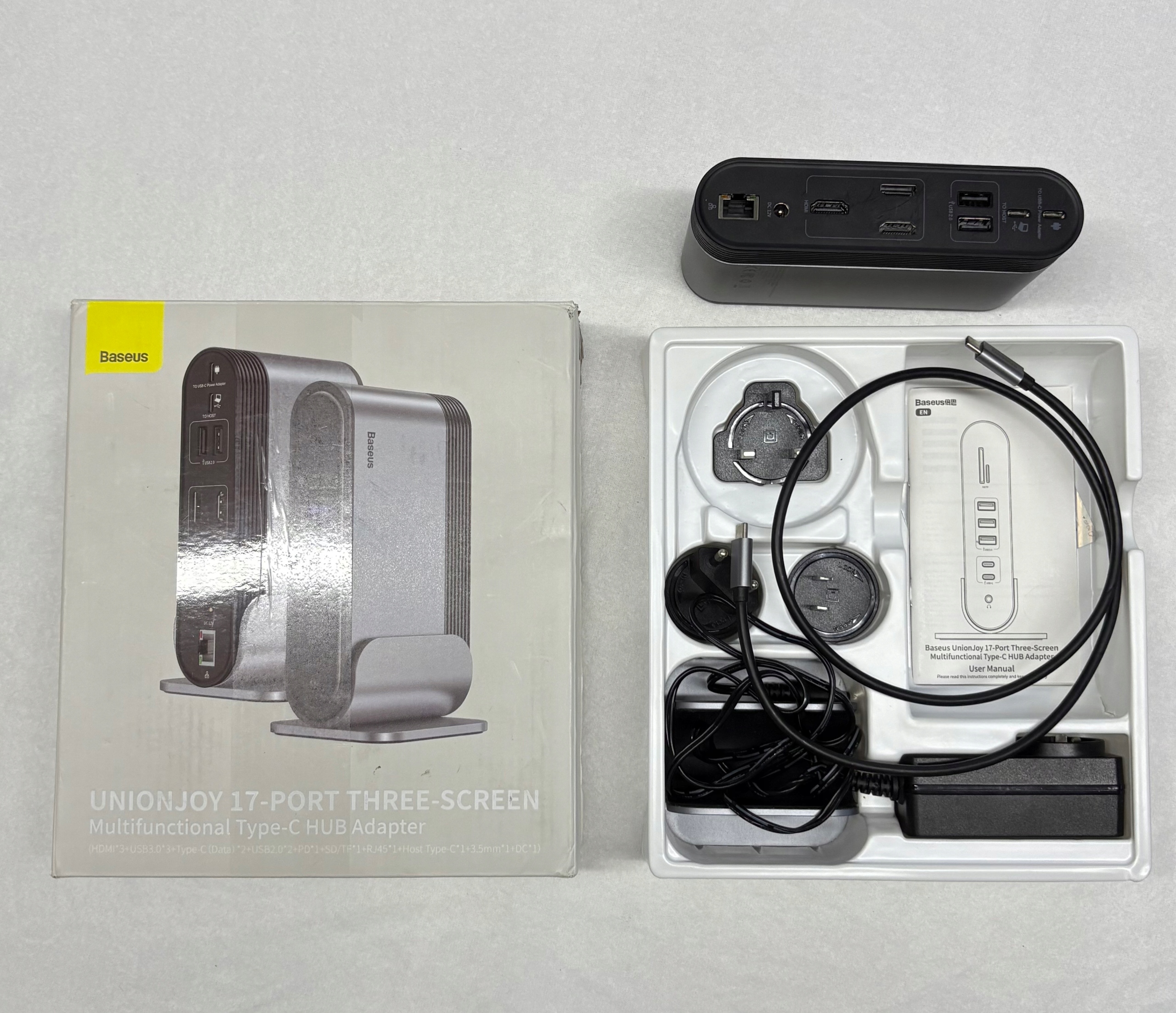 Stacja dokująca Baseus USB 3.1 Type-C 17 w 1 - Sklep, Opinie, Cena w ...