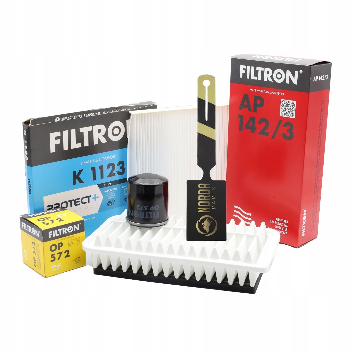 Filtron Zestaw Filtrów do Toyota Avensis T25 1.6 1.8 2.0 COROLLA E12 1. ...