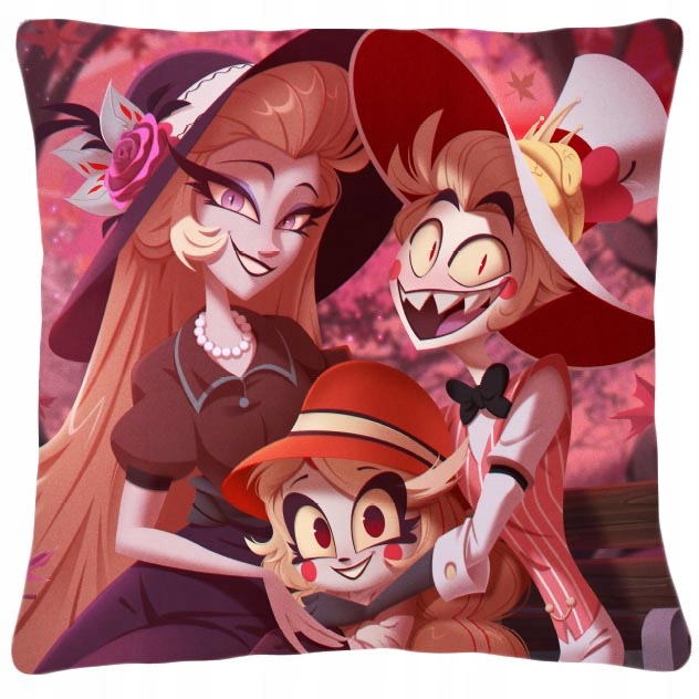 Polštář Hazbin Hotel Helluva Boss Charlie Lilith Lucifer za 360.00CZK ...