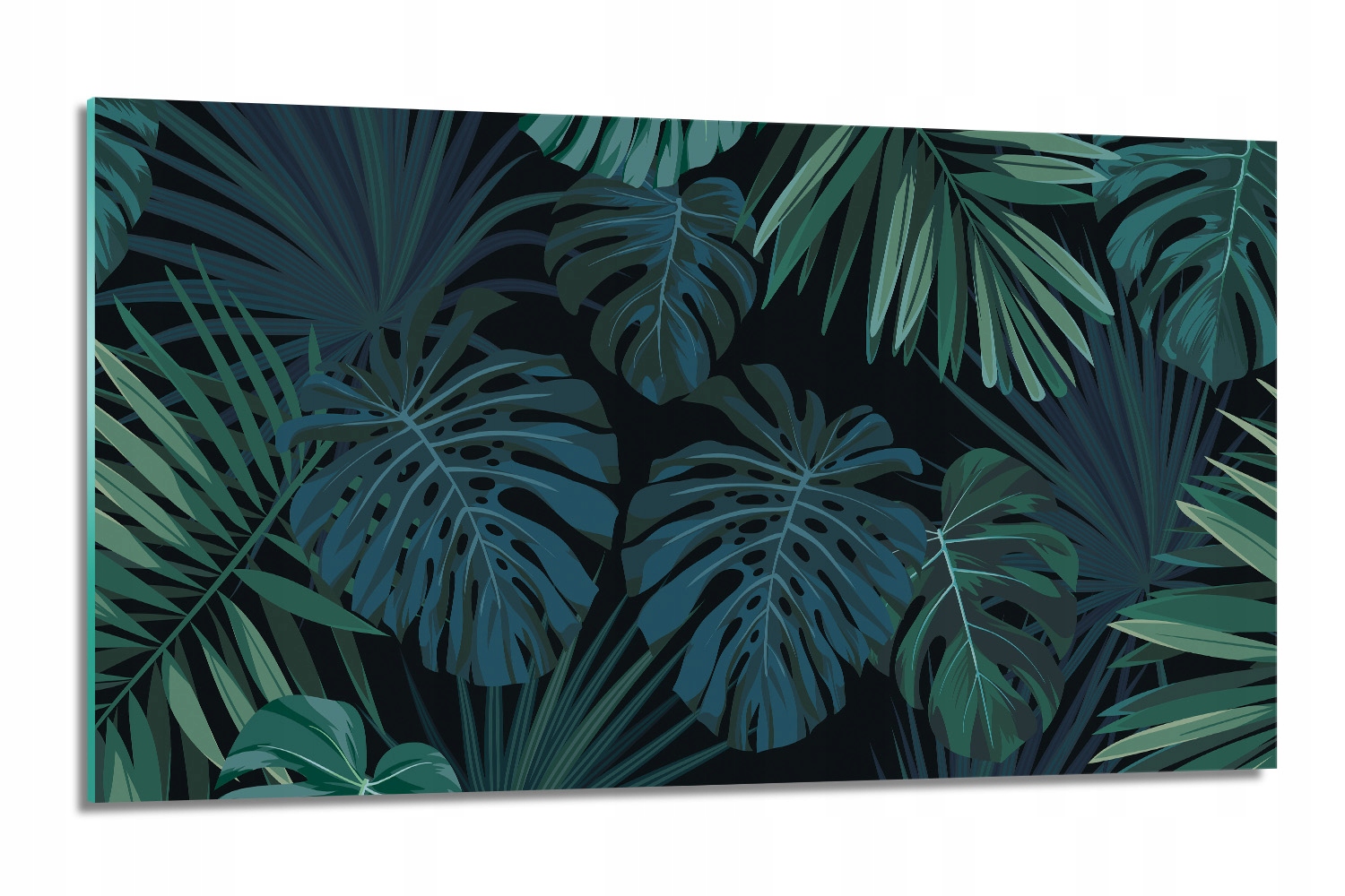 Panel kuchenny monstera palma liść 120x60 ścienny • Cena, Opinie ...