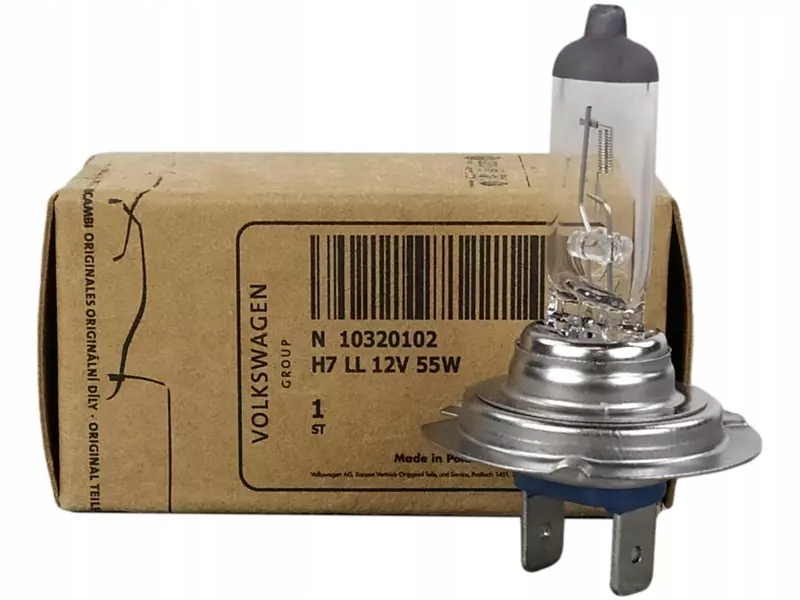 ŻARÓWKA HALOGENOWA H7 12V 55W ORYGINAŁ N10320102 0000103201021 za 19 ...