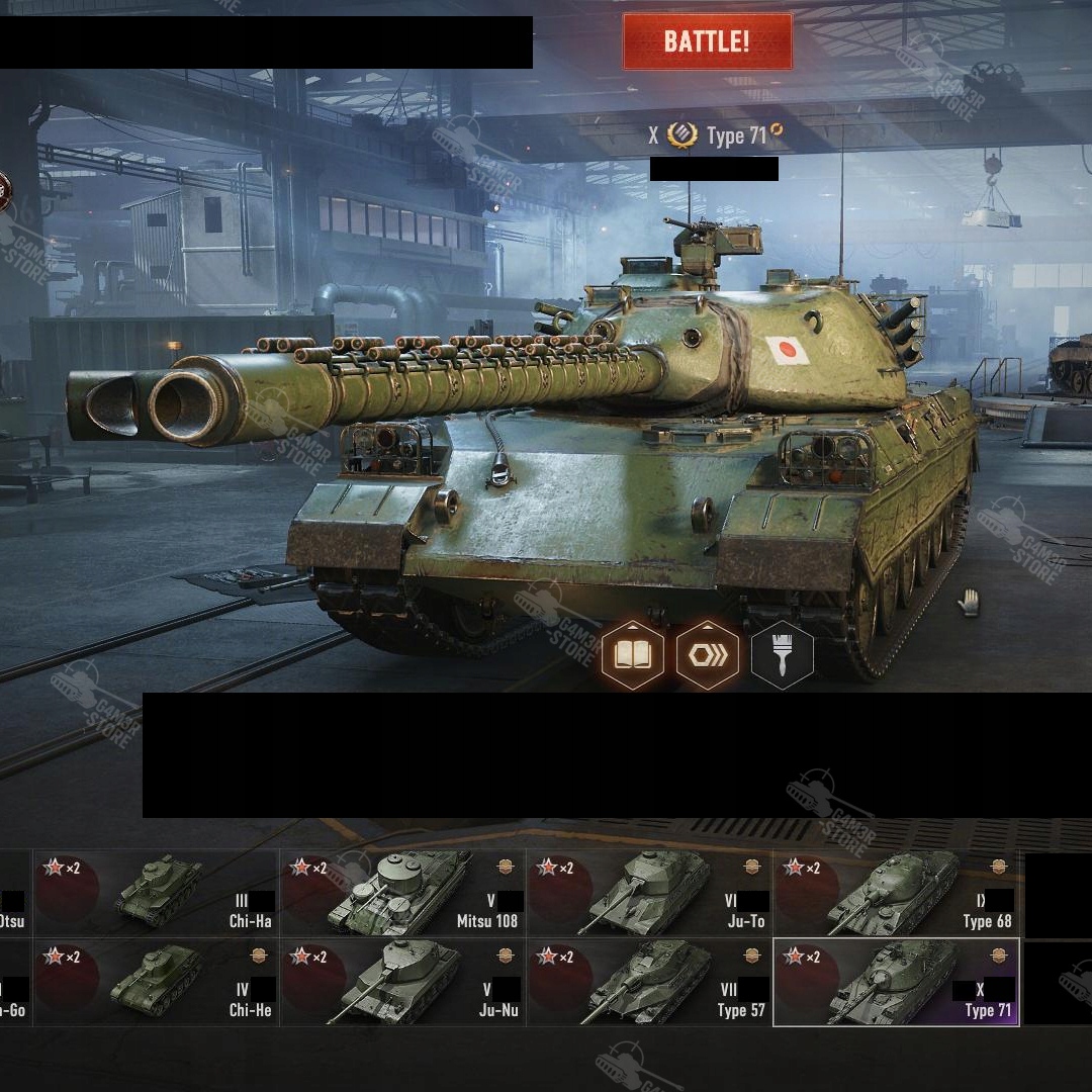 WOT Konto World Of Tanks X TIER Type 71 • Cena, Opinie - Allegro