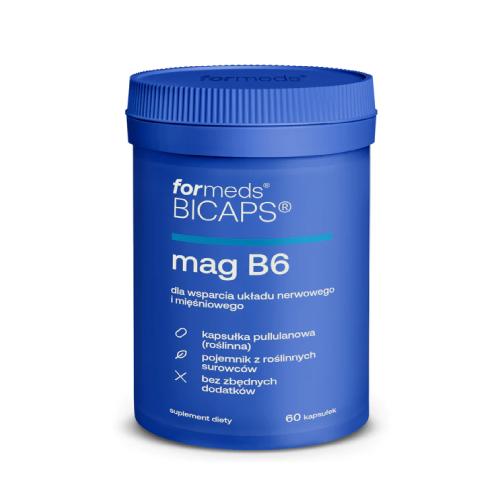 ForMeds Bicaps Mag B6, 60kaps. (5903148622446) • Cena, Opinie • Preparaty witaminowo-mineralne ...