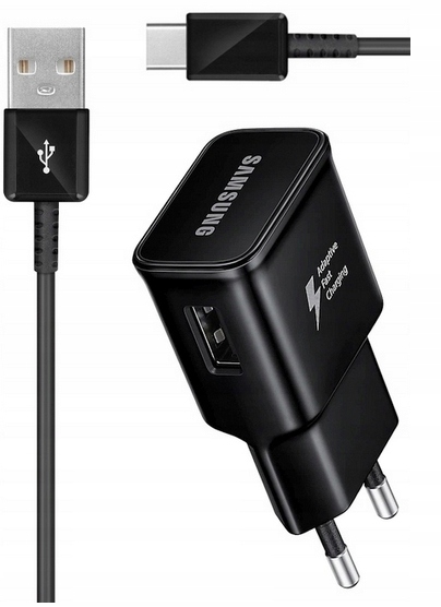 ORYGINALNA ŁADOWARKA SIECIOWA SAMSUNG SZYBKA 2A + KABEL USB-C 1,5M - Sklep, Opinie, Cena w Allegro