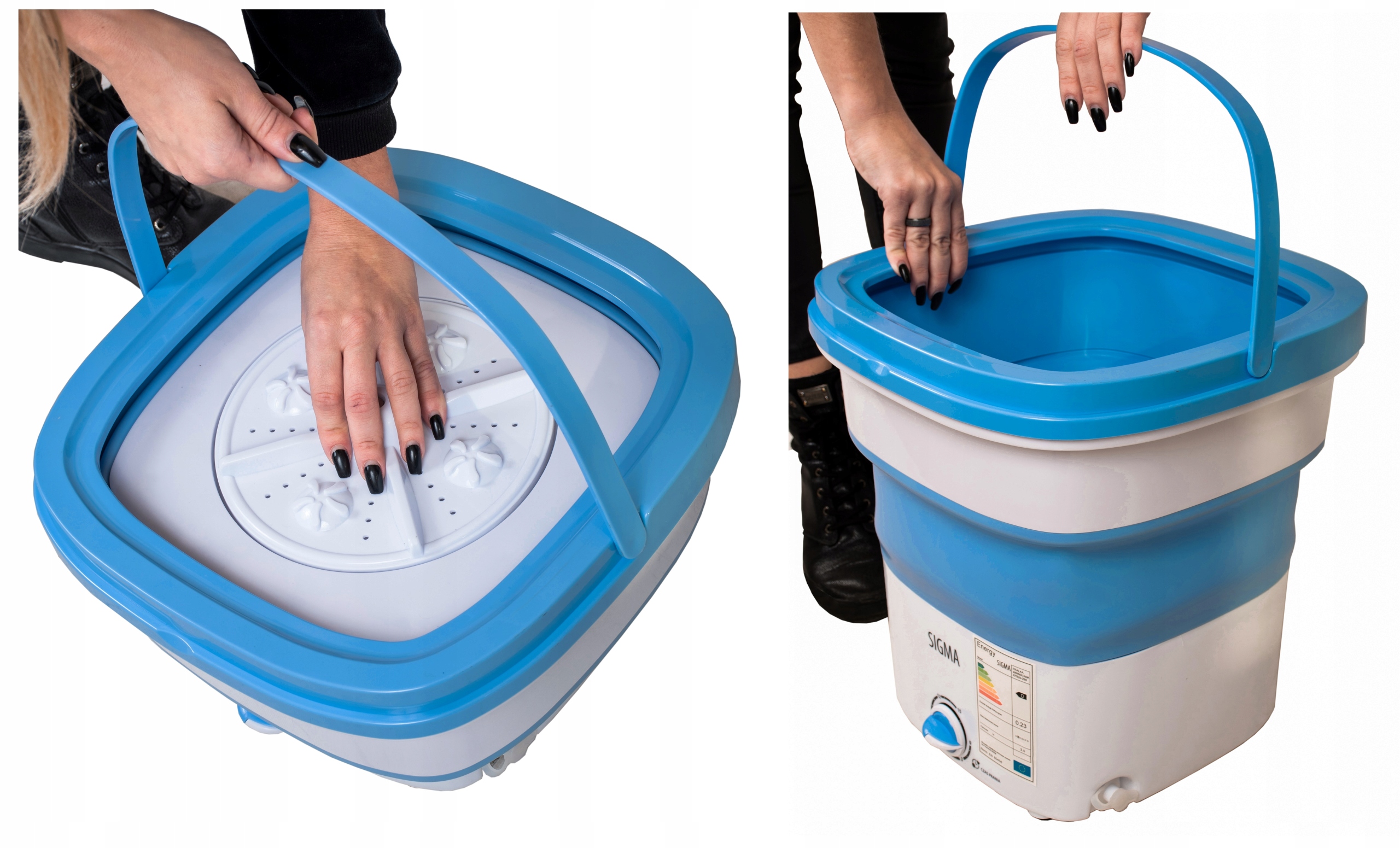 MINI PRALKA SKŁADANA TURYSTYCZNA W PODRÓŻ 3KG - Pralki wirnikowe ...