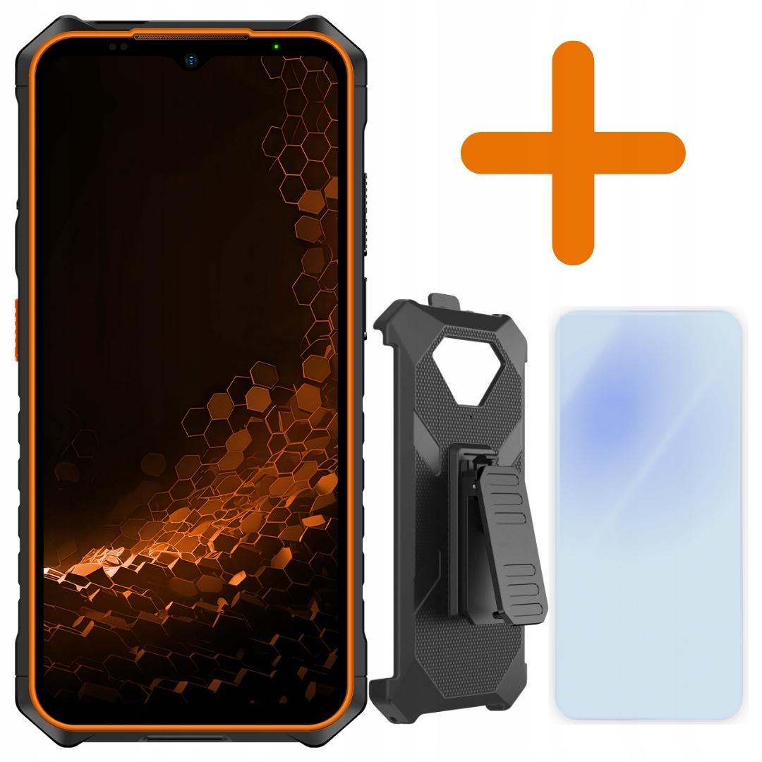 Zestaw HAMMER IRON V orange + Case + szkło noktowizja IP68 wytrzymały ... Zestaw HAMMER IRON V orange + Case + szkło noktowizja IP68 wytrzymały ...