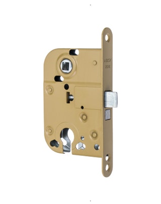 Zamek wpuszczany BODA na klucz/WC piaskowy 72/45 mm (5906749659071 ...