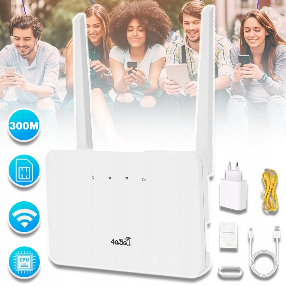 Router Wi-Fi 4G LTE 802.11n (Wi-Fi 4) - Sklep, Opinie, Cena w Allegro