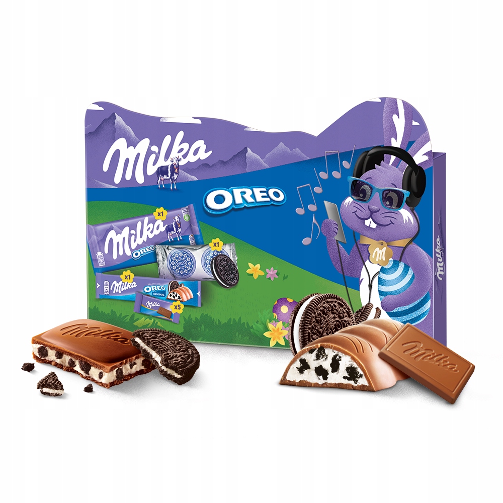 Zestaw słodyczy na Wielkanoc Milka & Oreo 182g 13234612609 - Allegro.pl