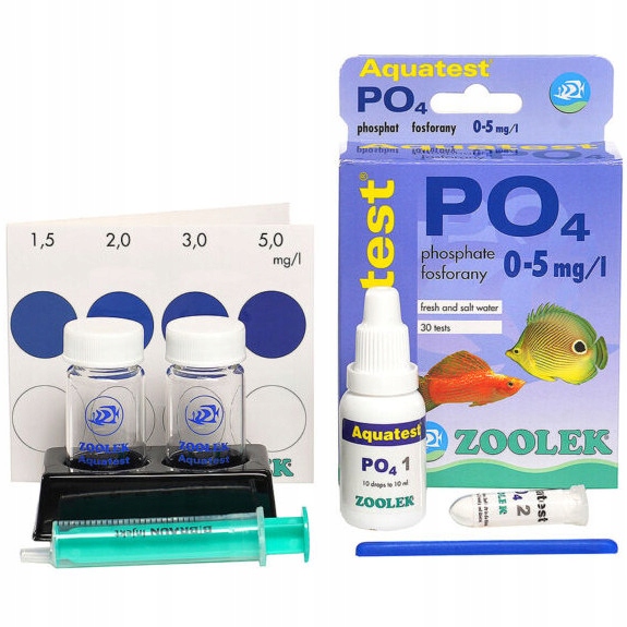 ZOOLEK AQUA TEST PO4 - test na Fosforany (5907527410600) • Cena, Opinie ...