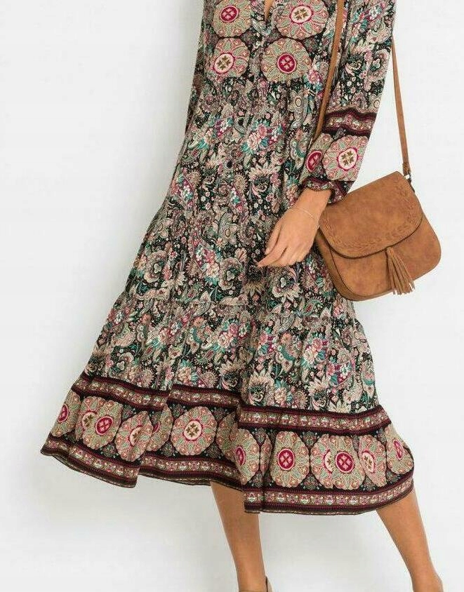 zne SUKIENKA Z NADRUKIEM 52 • Cena, Opinie • Sukienki 17584902741 • Allegro