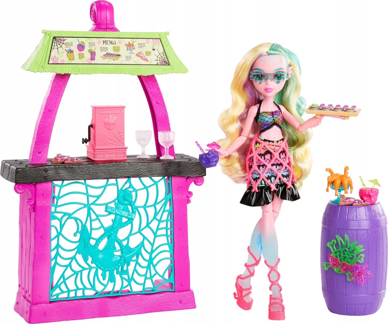 Monster High Lagoona Blue Snack Shack Doll Playset With Accessories New ...
