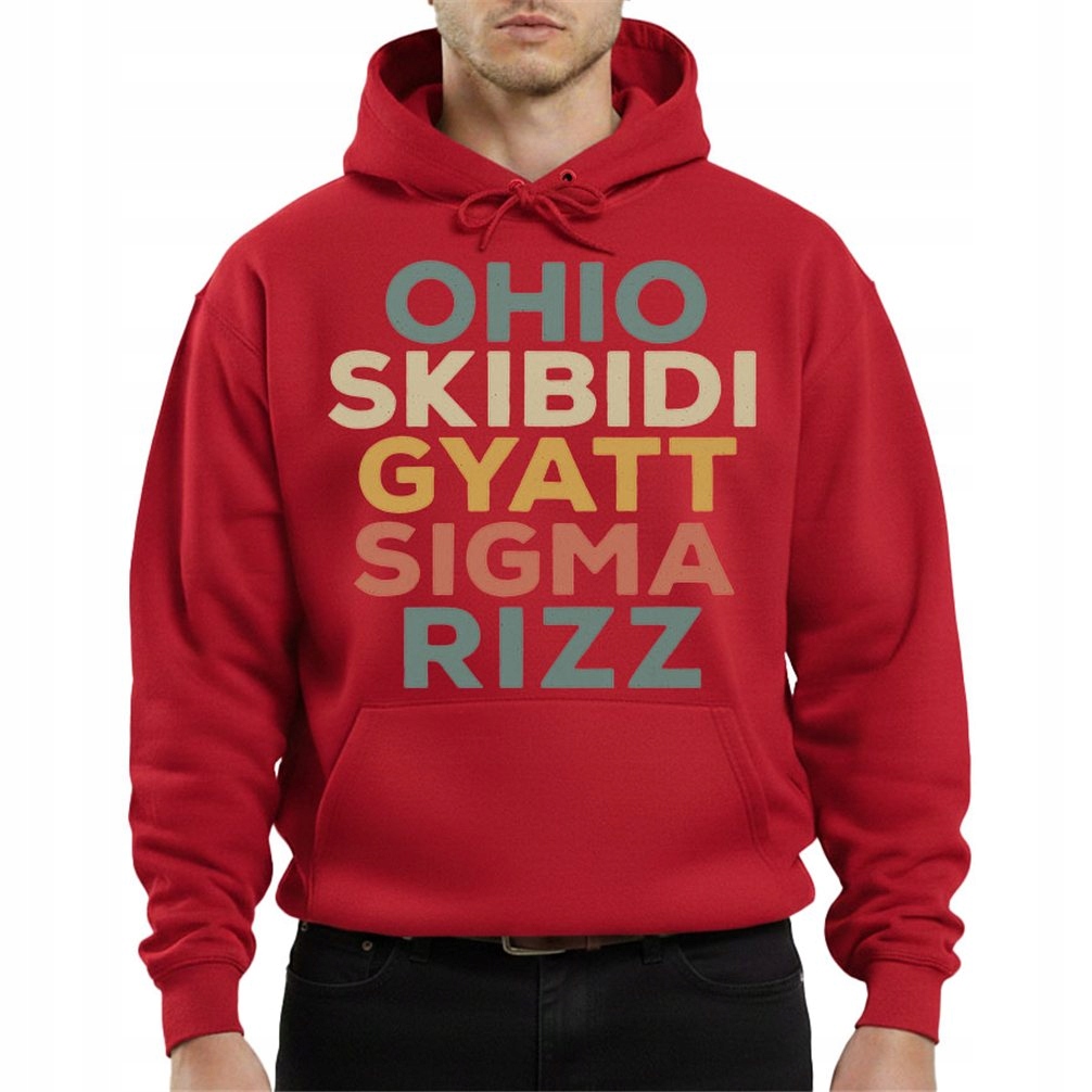 MIKINA OHIO SKIBIDI GYATT SIGMA RIZZ RIZZLER MEMY MEME PÁNSKÁ L, • Ceny ...