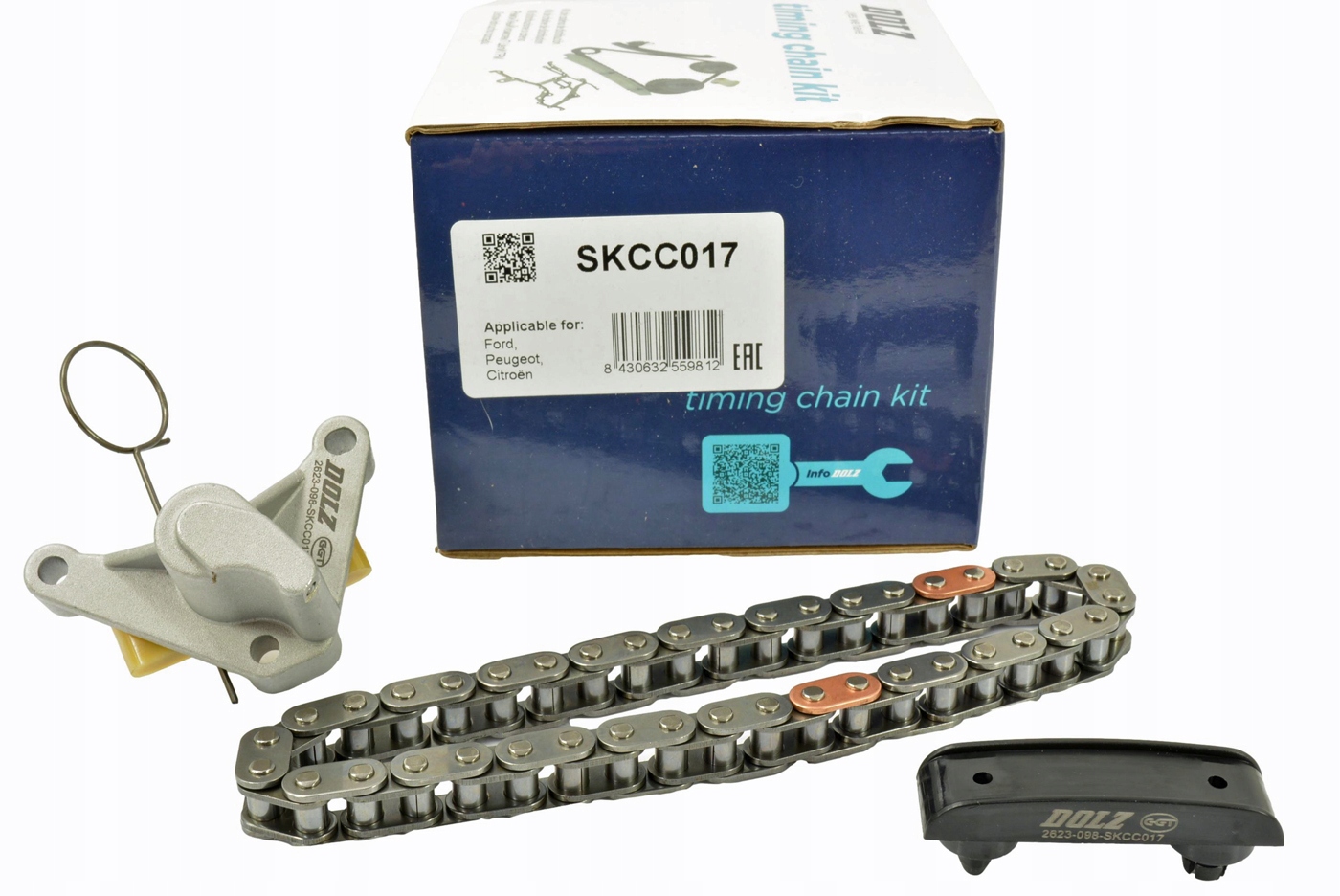 Dolz SKCC017 Zestaw łańcucha rozrządu 8430632559812 za 149.00PLN z ...