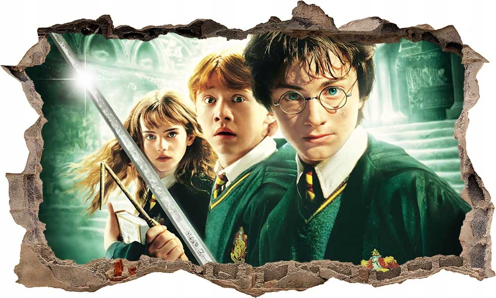 Naklejka Plakat na ścianę HARRY POTTER 3D XXL Nr 3 • Cena, Opinie • Naklejki ścienne 13141892867 ...