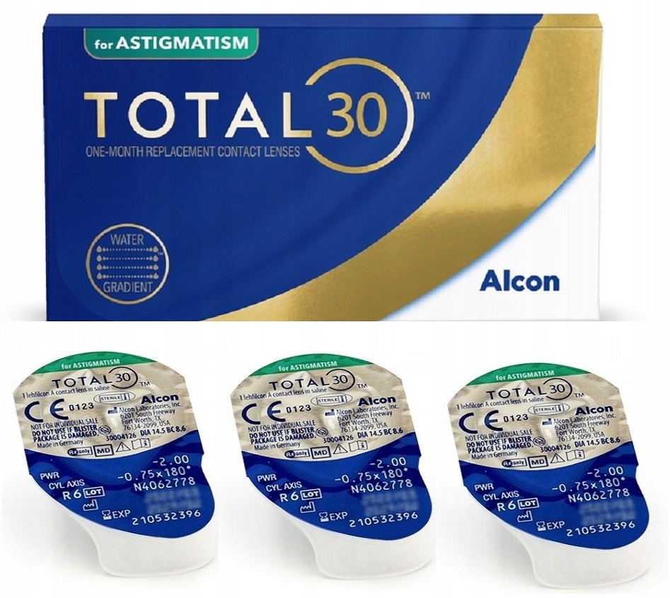 Alcon Total 30 Astigmatism - Niska cena na Allegro