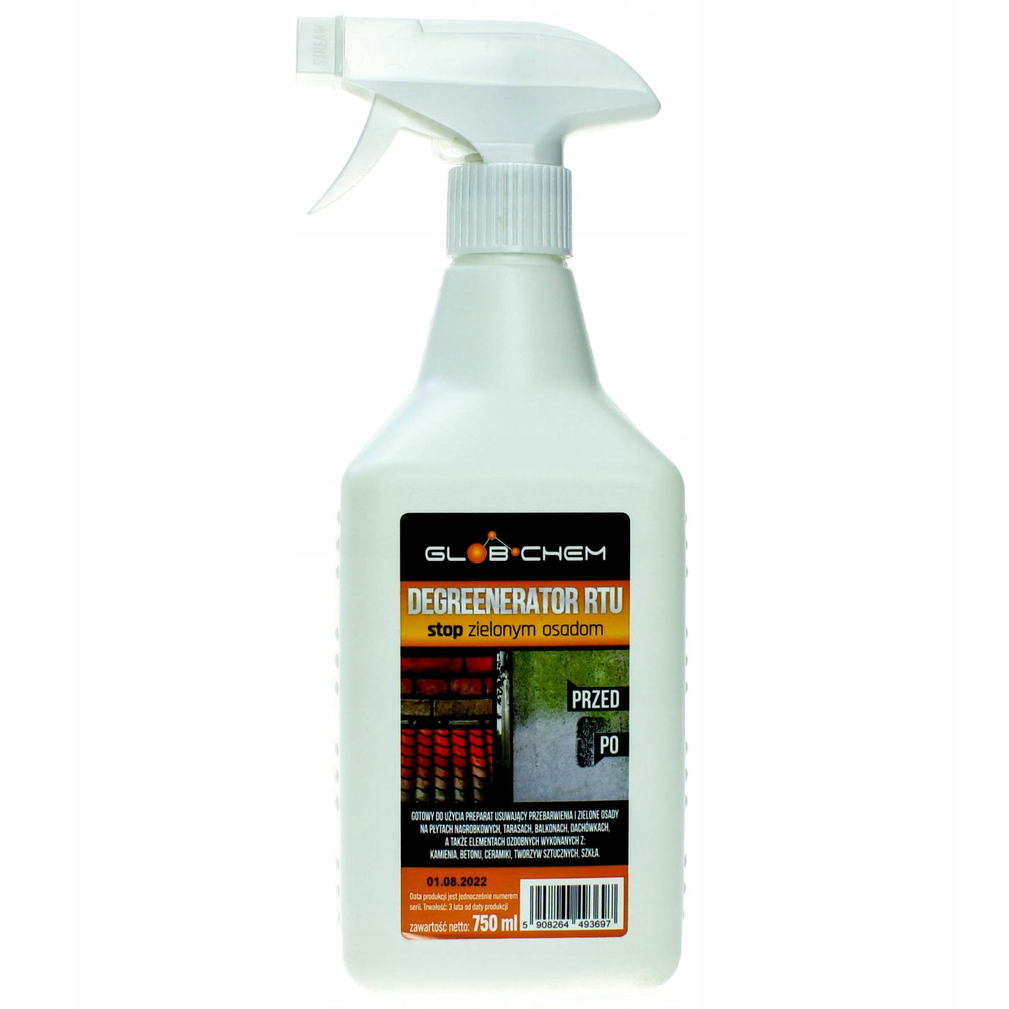 DEGREENERATOR RTU USUWA ZIELONE OSADY BETONU 750ML (5908264493697 ... DEGREENERATOR RTU USUWA ZIELONE OSADY BETONU 750ML (5908264493697 ...