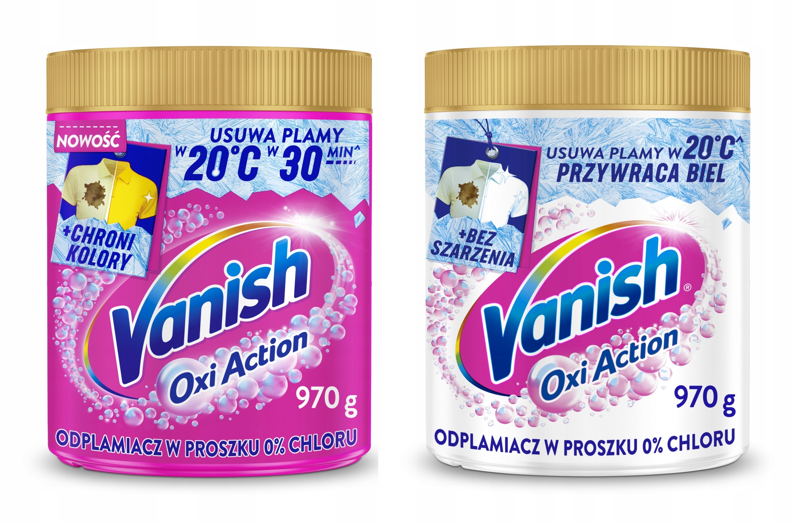 Vanish odplamiacz Oxi Action Pink 970g (5908252015962) • Cena, Opinie ...