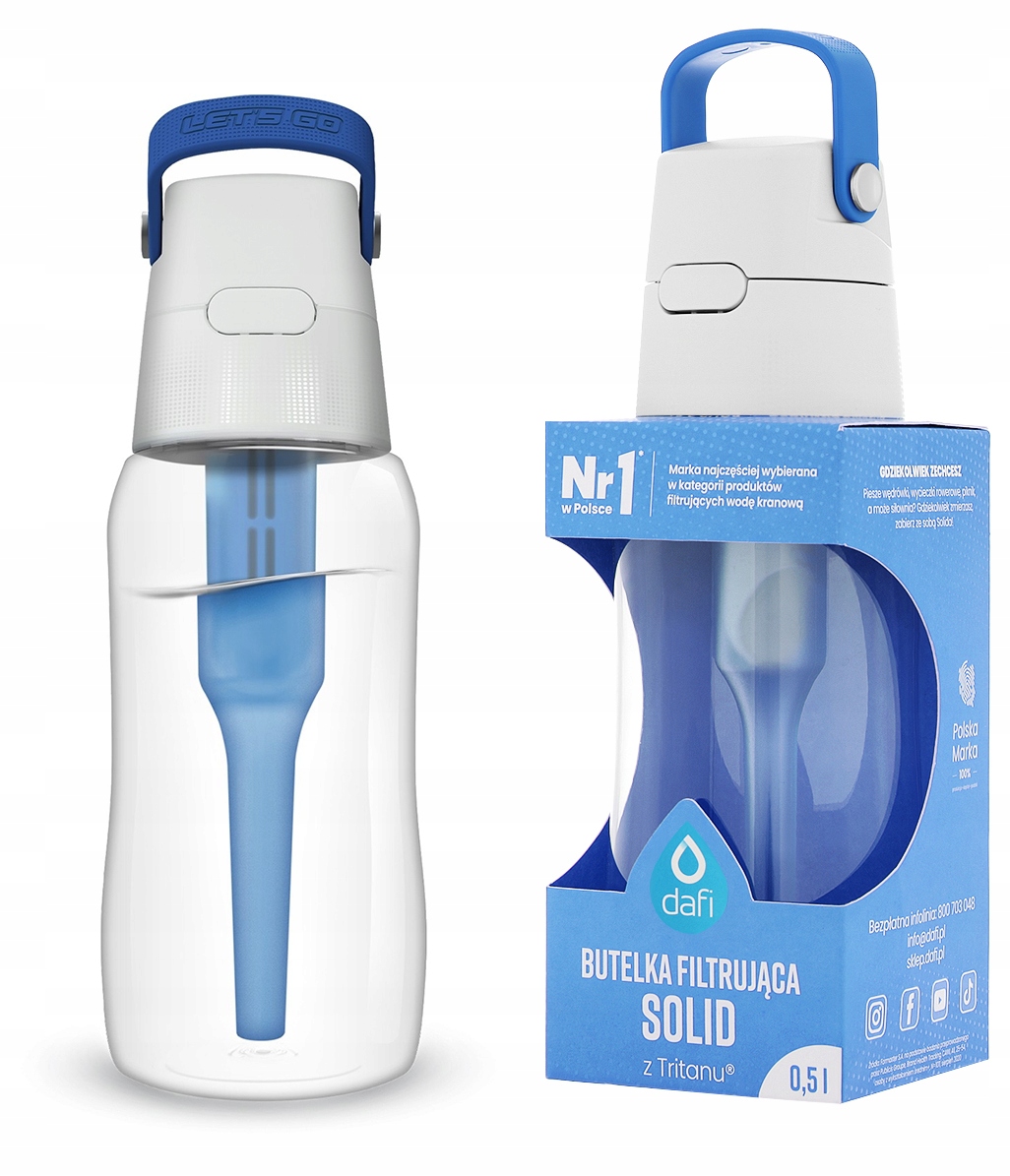 Butelka filtrująca Dafi SOLID 0,5l NIEBIESKA - Sklep, Opinie, Cena w ...