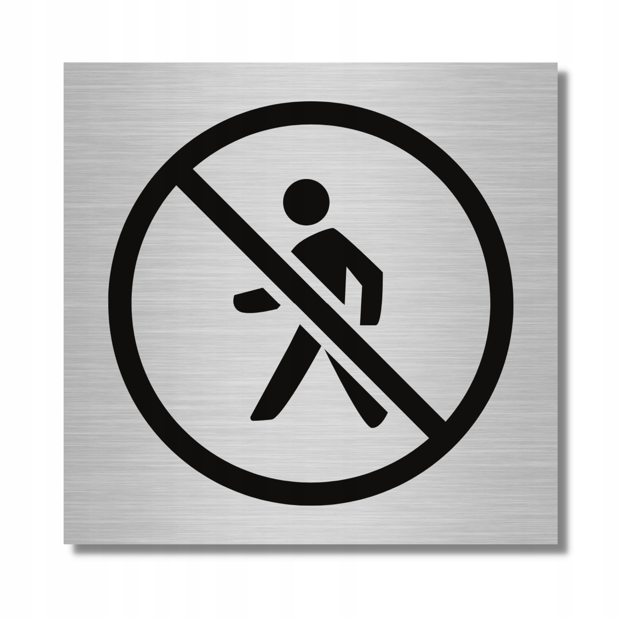 TABLICZKA INFO ZAKAZ WSTĘPU PIKTOGRAM UV ALUMINIUM (TABLICA INFO ...