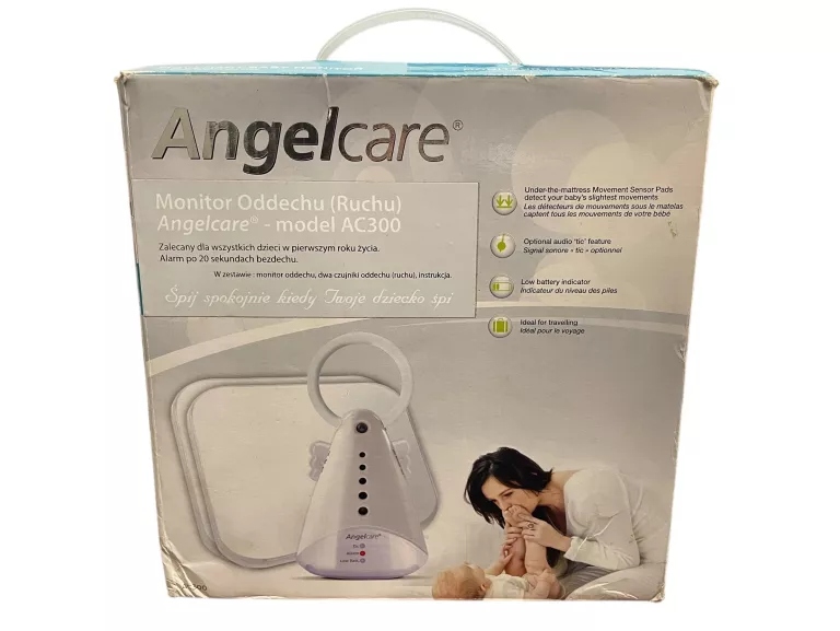 Monitor oddechu Angelcare biały - porównaj ceny - Allegro.pl