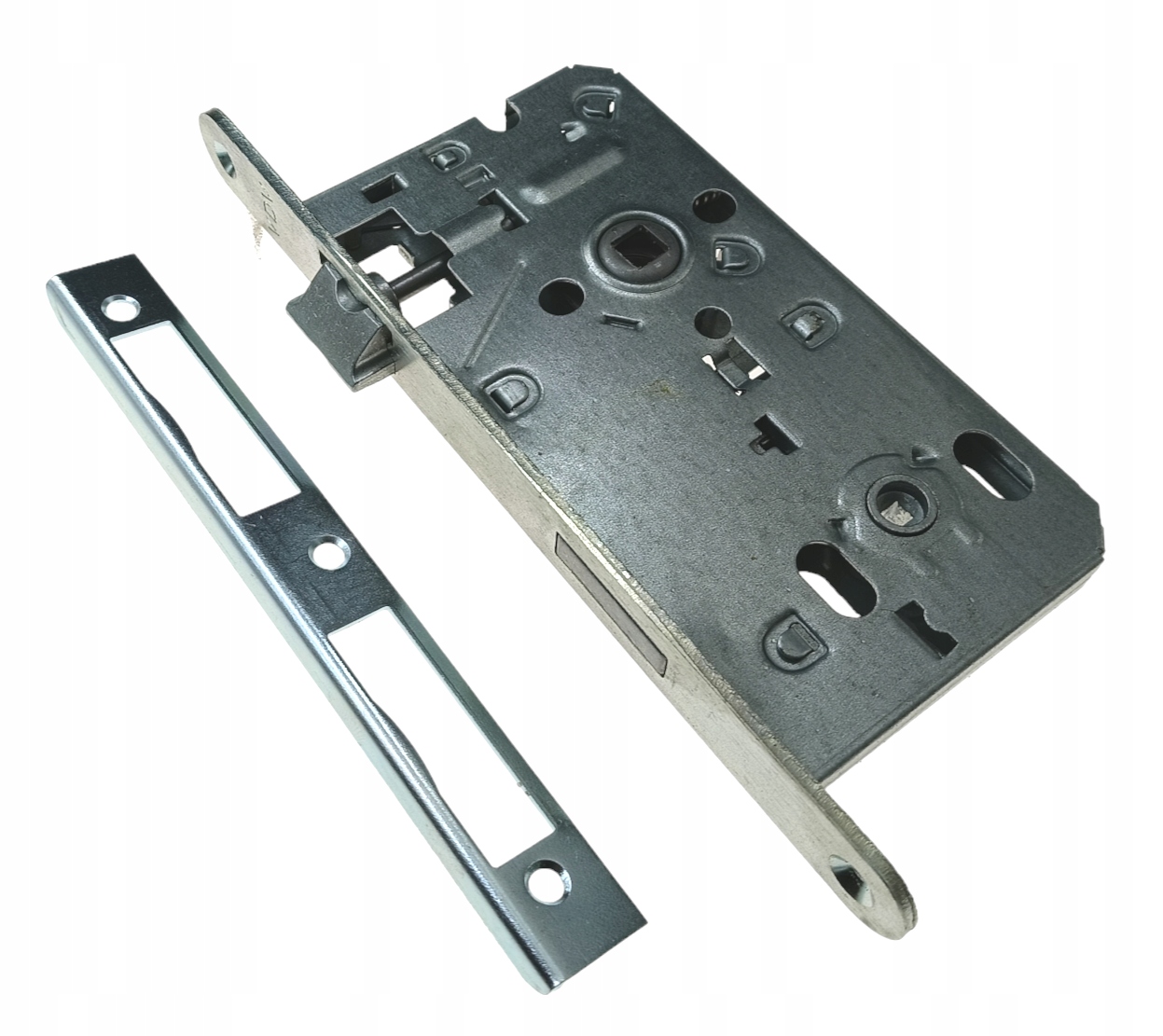 LOB VDV Zamek wpuszczany 72/50 z blokadą WC czoło 210mm, uniwersalny ... LOB VDV Zamek wpuszczany 72/50 z blokadą WC czoło 210mm, uniwersalny ...