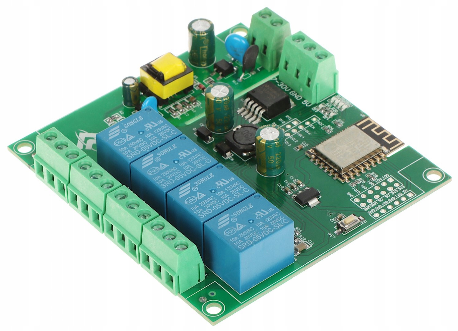 MODUŁ PRZEKAŹNIKOWY ESP12-4R-MV Wi-Fi (5902887067297) • Cena, Opinie ...